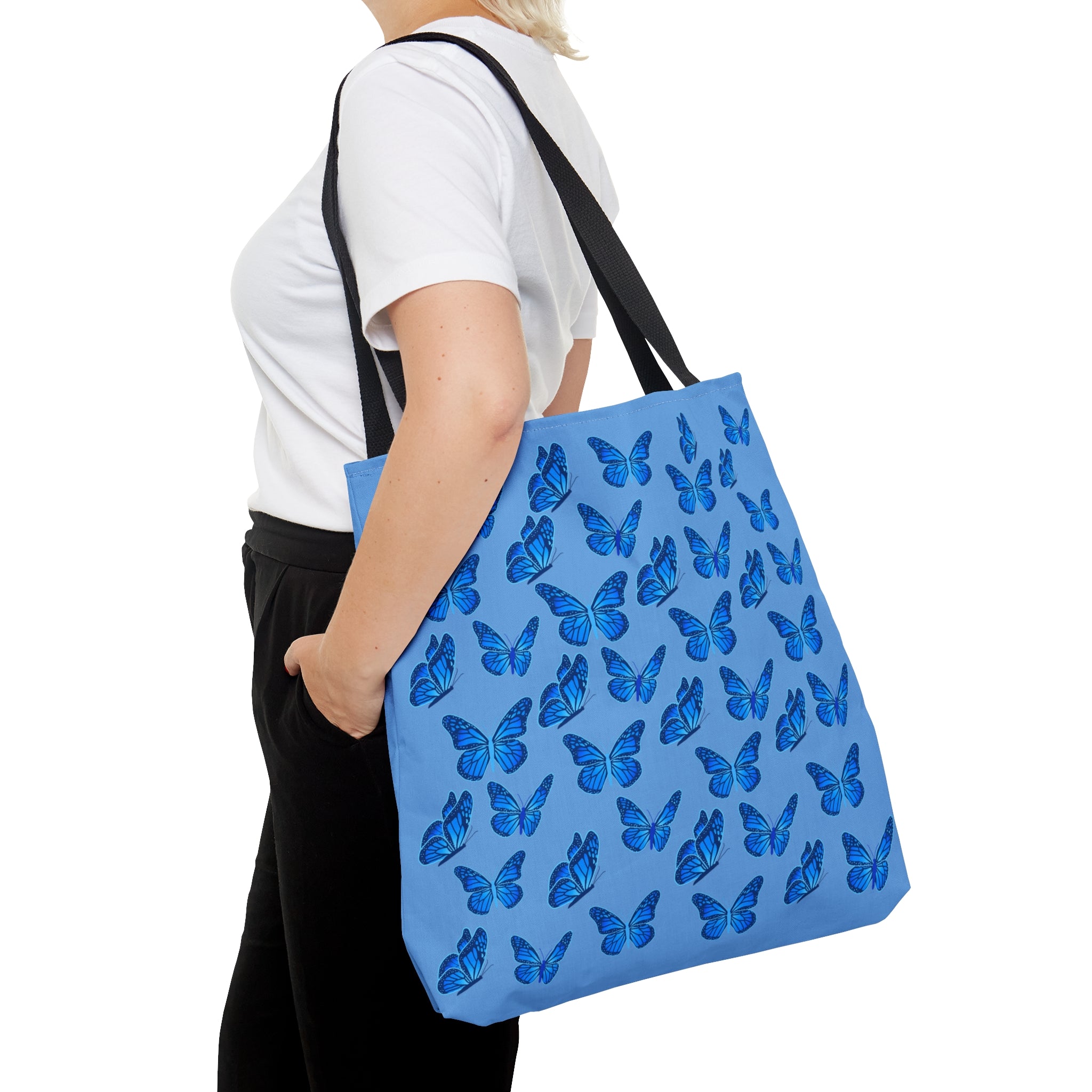 Blue Butterfly Tote Bag – MyMarie Studio
